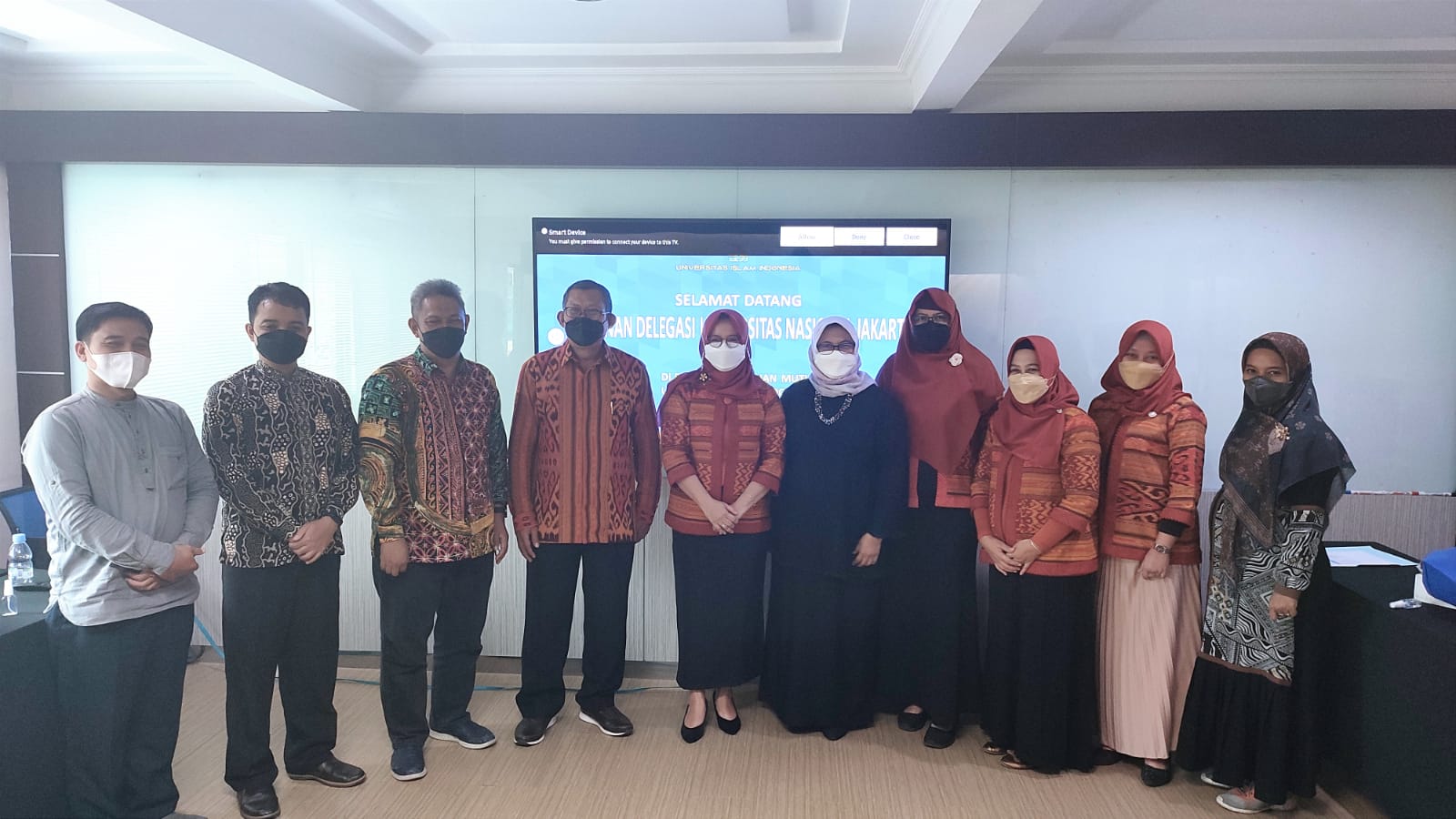 BPM UNAS Melakukan Benchmarking Ke Badan Penjaminan Mutu Universitas Islam Indonesia (BPM UII ...