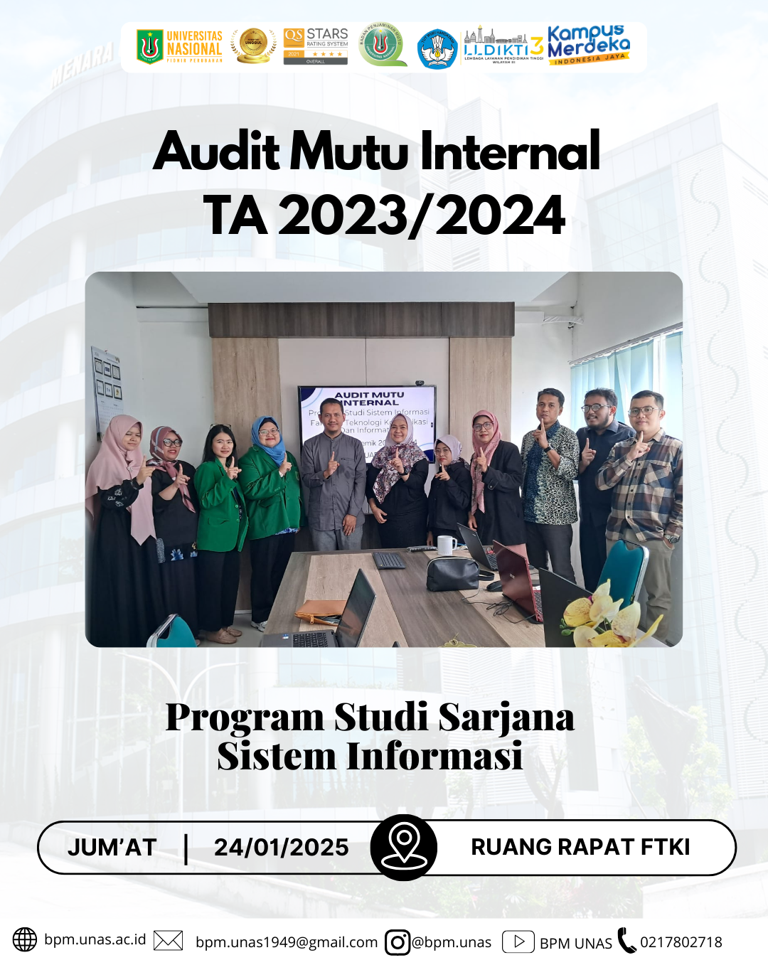 Audit Mutu Internal TA 2023/2024 – Program Studi Sarjana Sistem ...