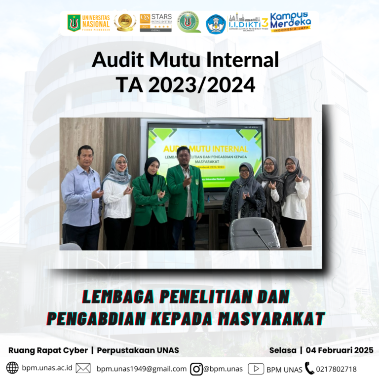Audit Mutu Internal TA 2023/2024 – Lembaga Penelitian dan Pengabdian kepada Masyarakat – Badan ...
