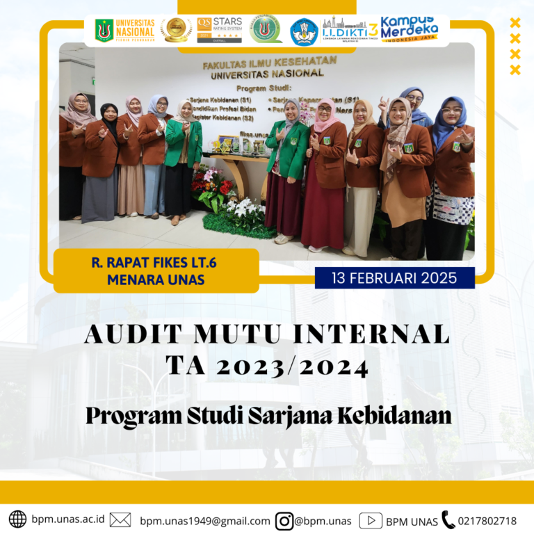 Audit Mutu Internal TA 2023/2024 – Program Studi Sarjana Kebidanan – Badan Penjaminan Mutu ...