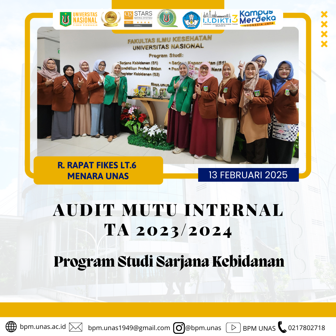 Audit Mutu Internal TA 2023/2024 – Program Studi Sarjana Kebidanan ...