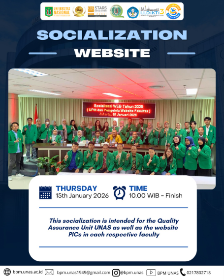 Socialization of Website Assessment Instruments – Badan Penjaminan Mutu ...